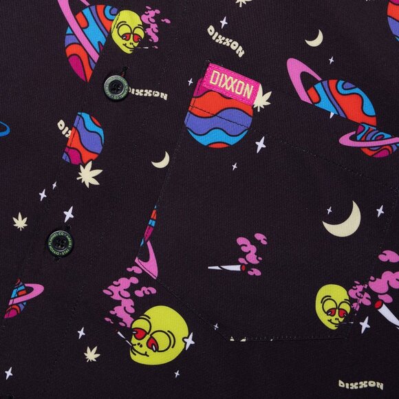 DIXXON | Shirts | Nwt Dixxon Flannel 9s Alien Space Joint 420 Short ...